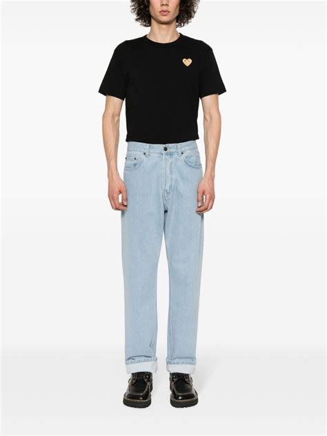 Comme Des Garçons Play Футболка Play Basic с Нашивкой - Farfetch