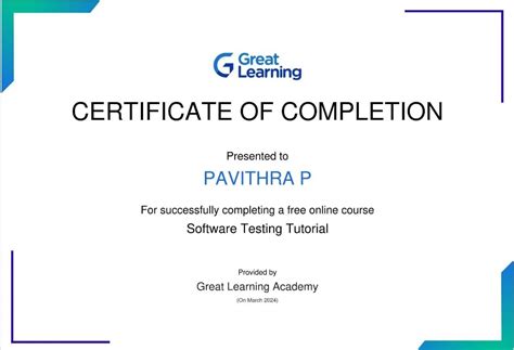 Pavithra P On Linkedin Softwaretesting Greatlearningacademy