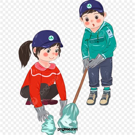 รูปการ์ตูนทำความสะอาดเด็กผู้ชายและเด็กผู้หญิง Png ทำความสะอาดภาพตัดปะ เด็กผู้ชาย สาวภาพ Png