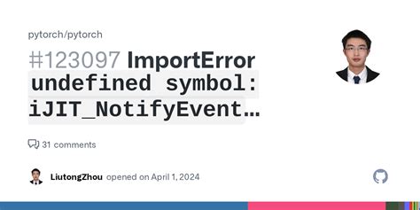 Importerror `undefined Symbol Ijit Notifyevent` Encountered When Mkl 2024 1 Is Installed