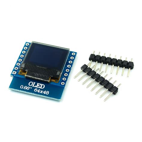 0 66 inch oled display module for wemos d1 mini esp32 module arduino