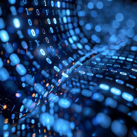 blue digital binary code forms intricate background on computer screen