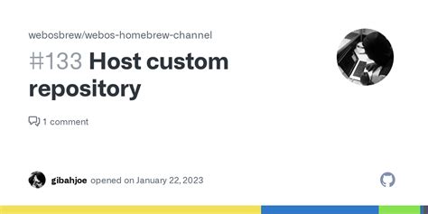 Host Custom Repository Issue Webosbrew Webos Homebrew Channel Github