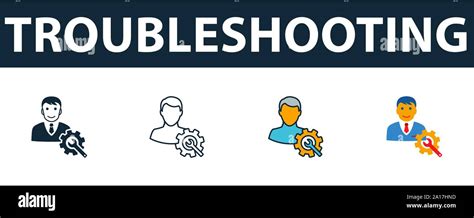 Troubleshooting Icon Set Premium Symbol In Different Styles From Customer Service Icons