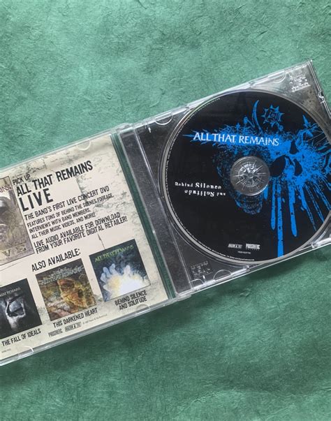 All That Remains Behind Silence And Solitude Cd 83176029