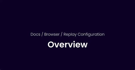 Sdk Configuration Overview