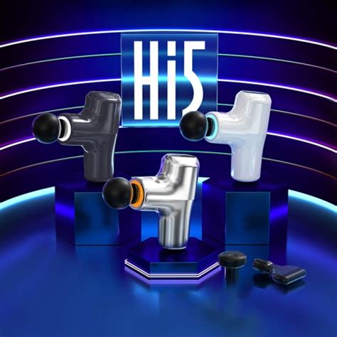 Hi5 General Deep Tissue Percussion Vibration Massage Device With 6