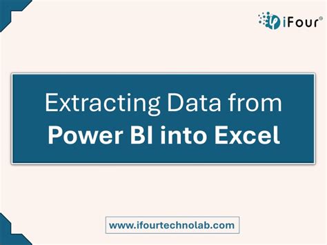 ppt extracting data from power bi into excel powerpoint presentation