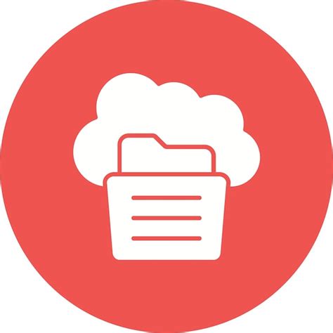 Premium Vector Cloud Storage Icon