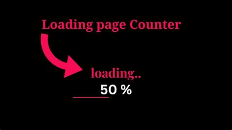 How To Make Number Loading Page Counter Using Html Css And Jquery Html Css Loading Number