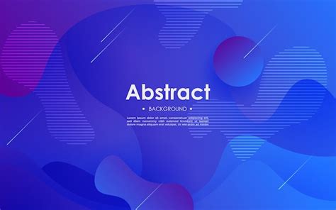 Premium Vector Abstract Purple Blue Liquid Color Gradient Wavy Geometric Fluid Shape
