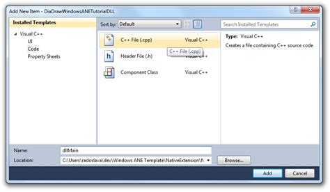 Add A Cpp File
