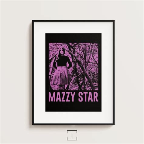 Mazzy Star Poster Prints 10 Variations Album Cover Wall Etsy