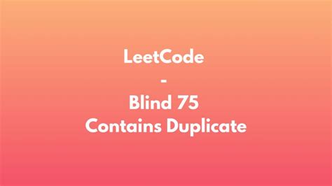 Dmytro Chumakov On Linkedin Leetcode Blind75 Containsduplicate Swift