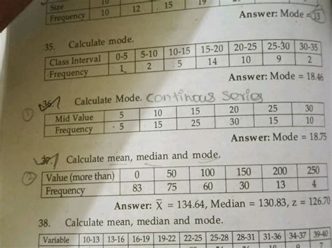 35 Calculate Mode Class Interval 0 5 Studyx