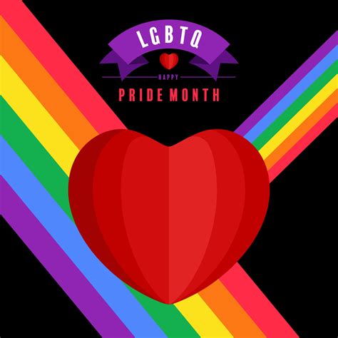Pride Month Rainbow Flag Background 7697056 Vector Art At Vecteezy