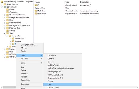 Active Directory Users And Computers Aduc Installation And Usage