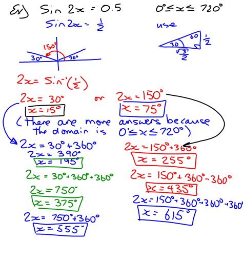 5 4 Solving Trig Equations PPTX Physics Science