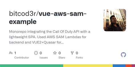 Github Bitcod3rvue Aws Sam Example Monorepo Integrating The Call Of