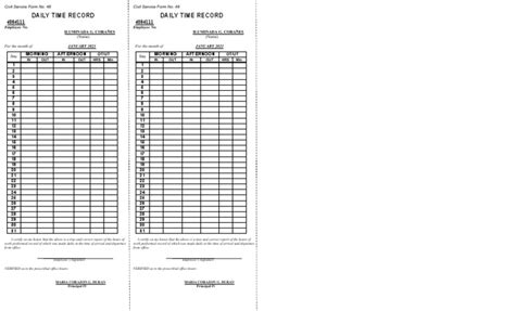 Dtr 2023 Template Pdf