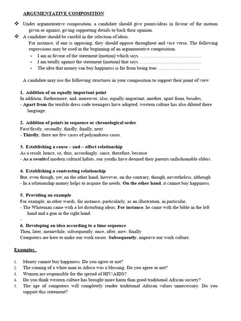 Argumentative Composition 1 Pdf Social Psychology Behavioural Sciences