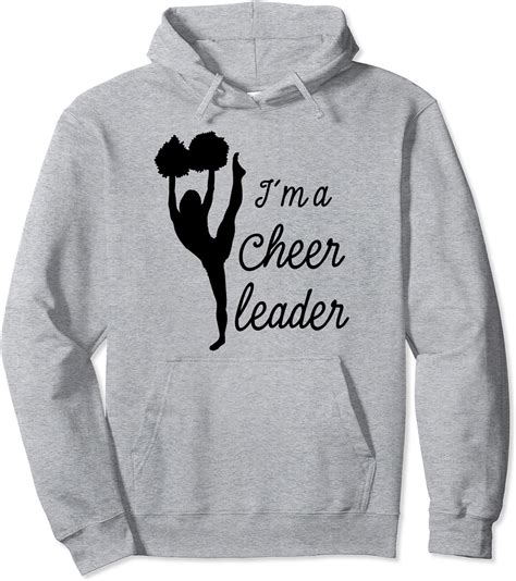 Cheerleading Hoodies Im A Cheerleader Script Clothing Shoes And Jewelry
