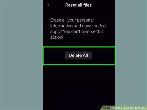 5 Ways To Reset An LG Phone WikiHow