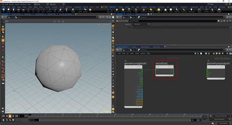 Houdini Vopでvector3を分解・vector3に結合：vector To Float Float To Vector