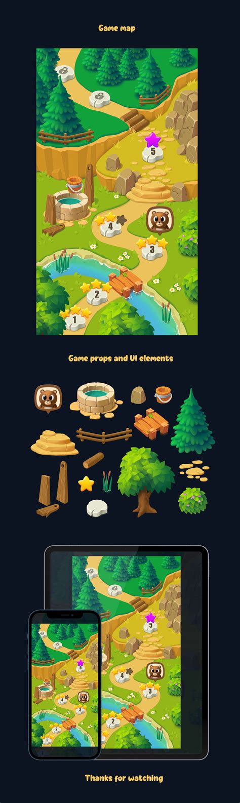 Mobile Casual Game Map 1 Images Behance