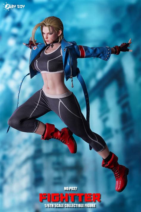 Playtoy P027 Fighting Female Warrior 6th Generation Action Figure