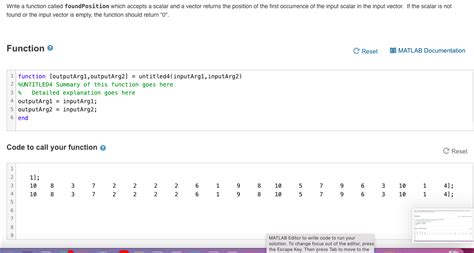 Solved Write A Function Called Foundposition Which Accepts A