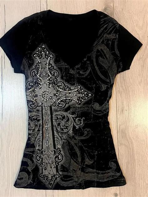 Футболка Женский черный Короткий размер 44 Лавсан прямой Повседневный Китай рост 150 170