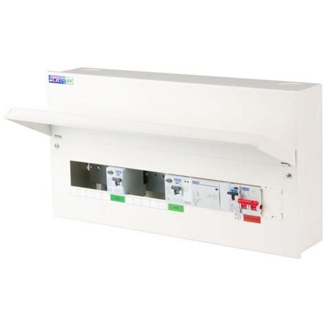 5 5 EV Metalclad Dual RCD Consumer Unit With PME Fault Detection Proteus EV
