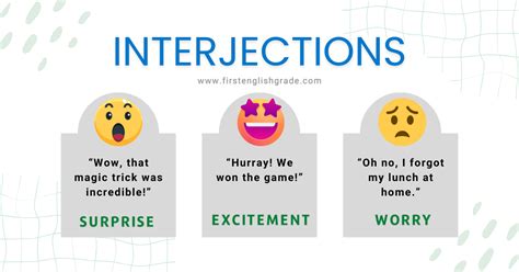 What Are Interjections Types Of Interjections In English With Examples