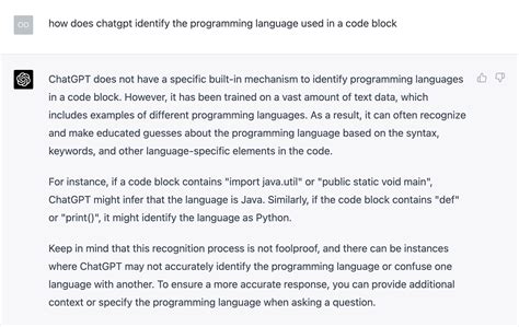Bug Incorrect Programming Language For Code Blocks When Using Markdown