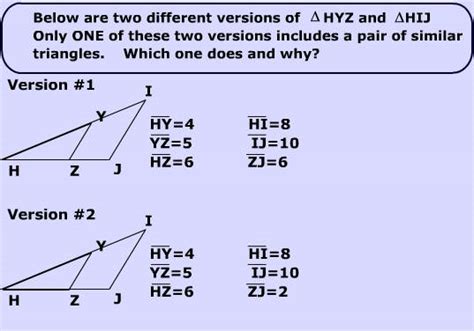 similar triangles mixed review questions