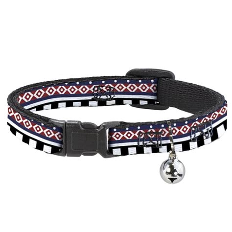 Buckle Down Breakaway Cat Collar With Bell Plastic Clip Easy
