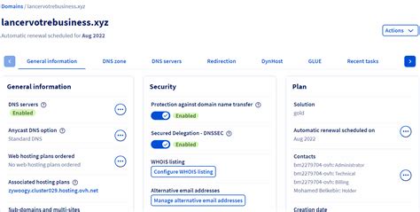 OVH DNS Settings Root Domain Help Pages