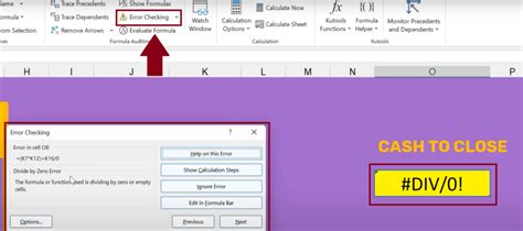How To Audit Formulas In Excel Exceltutorial
