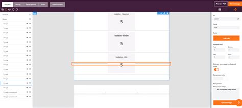 renewed report builder page section widget pointerpro