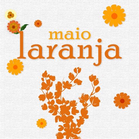 Free Vector Maio Laranja Light Grey Orange Background Social Media