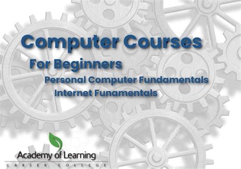 Computer Course Skills For Beginners Certificate Academy Of