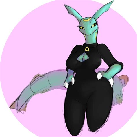Rule 34 Anthro Artesjsc Big Breasts Boob Window Breasts Female Pokemon Rayquaza Tagme 6937001