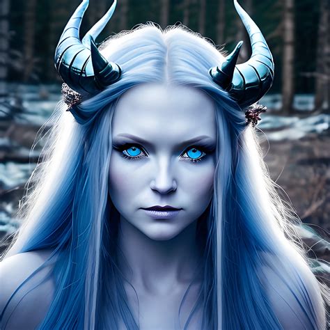 Evil Woman With Blue Eyes