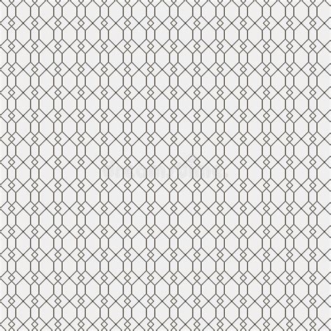 Vector Pixel Art Black And White Seamless Pattern Of Minimalistic