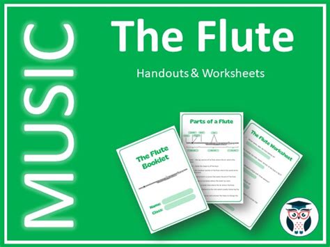 music the flute handouts and worksheets teaching resources