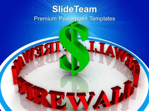 Firewall Network Security Communication Powerpoint Templates Ppt Themes And Graphics 0313