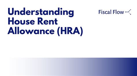 Understanding House Rent Allowance Hra Your Complete Guide By Fiscal Flow