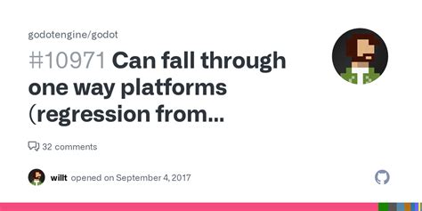 Can Fall Through One Way Platforms Regression From 77ec304 · Issue