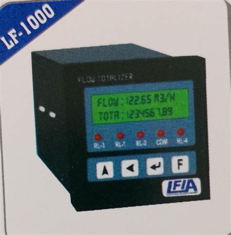 Lfia Plastic Electric Semi Automatic Flow Totalizer Indicator Multisizes For Industrial At Rs
